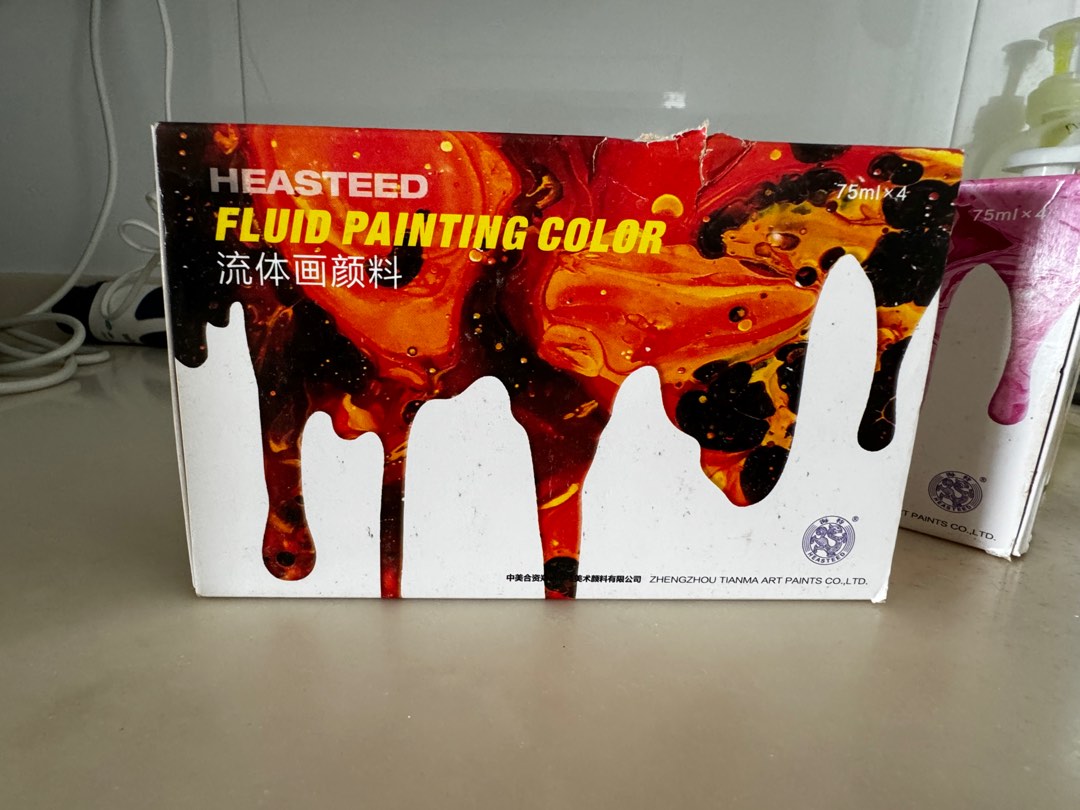 Acrylic Fluid Color Filling Painting Cell Fluid Paint Liquid Beginner ...