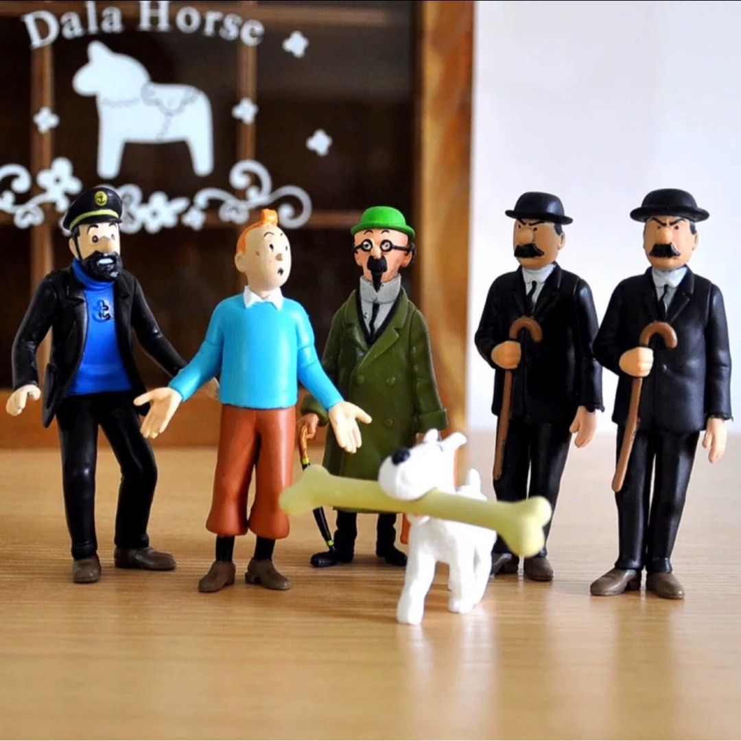 Adventures of TinTins The Secret of The Unicorn TonTin PVC Action ...