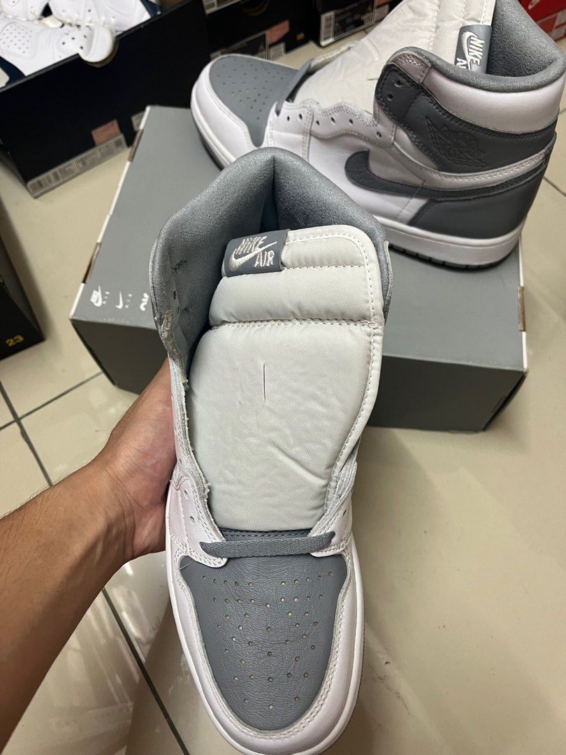 Air jordan 1 high stealth (555088-037), Men's Fashion, Footwear ...