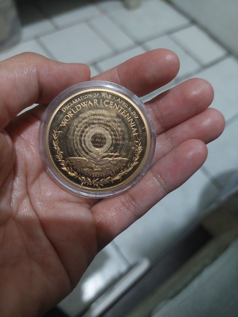 Authenticated World War 1 Centennial Commemorative coin for sale ...