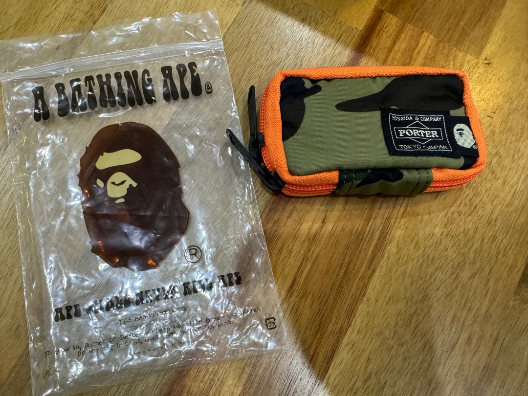 Bape X Porter Key pouch, Men's Fashion, Watches & Accessories, Wallets ...