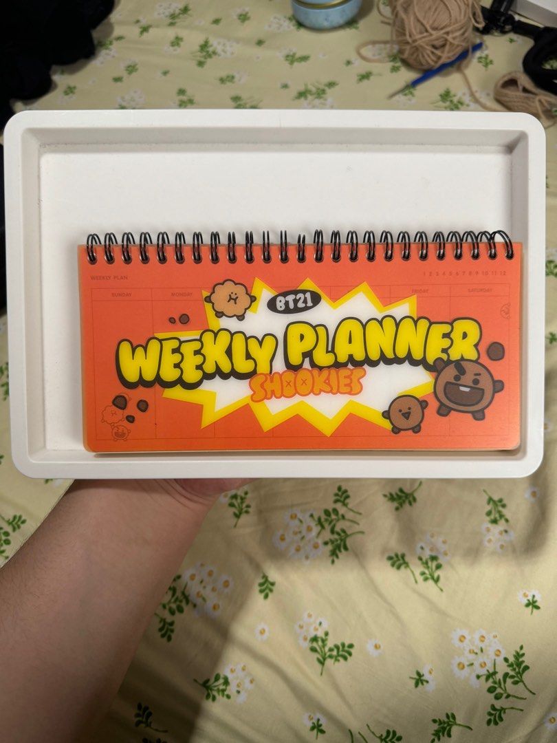 BT21 SHOOKY Weekly planner, Hobbies & Toys, Stationery & Craft ...