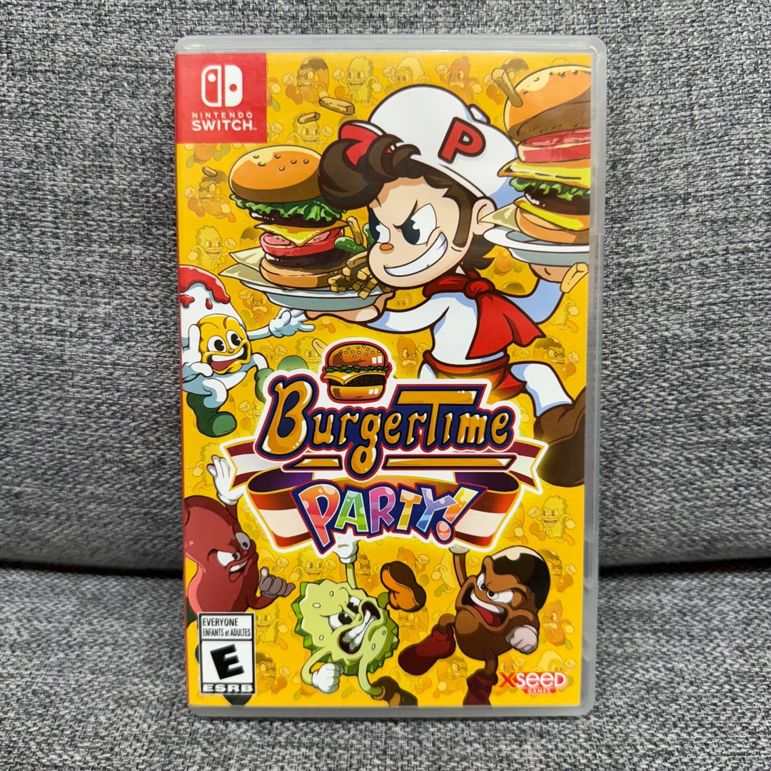 Burgertime Party switch game, Video Gaming, Video Games, Nintendo on ...