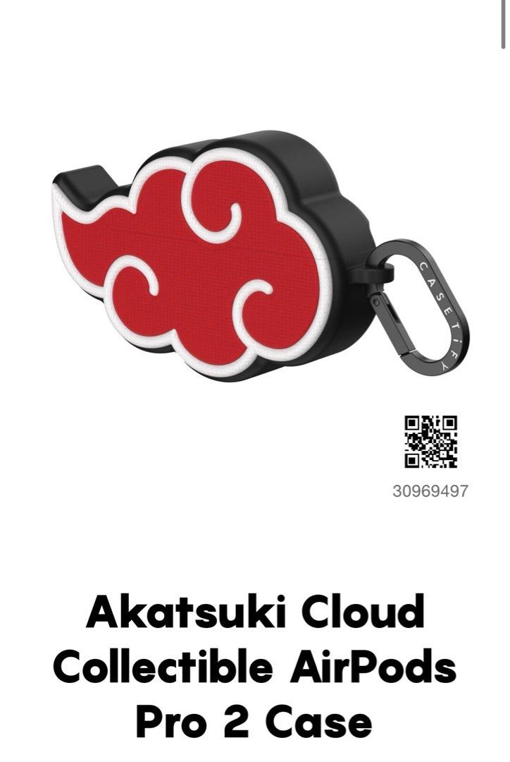 [CaseTiFy x Naruto] Akatsuki Cloud Collectible Airpod Pro 2 Case ...