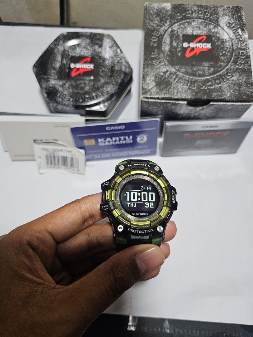 Casio Gshock GBD 100SM Jam Tangan Original NOT g shock g-shock mudman 100 dw 5600 8800 gdx 6900 ...