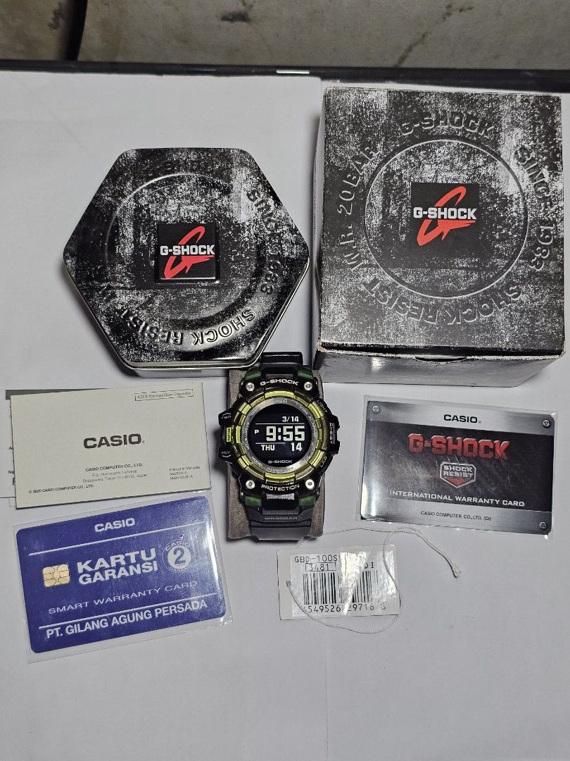 Casio Gshock GBD 100SM Jam Tangan Original NOT g shock g-shock mudman 100 dw 5600 8800 gdx 6900 ...