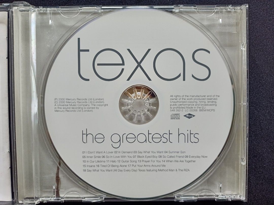 CD Texas : the greatest hits, Hobbies & Toys, Music & Media, CDs & DVDs ...