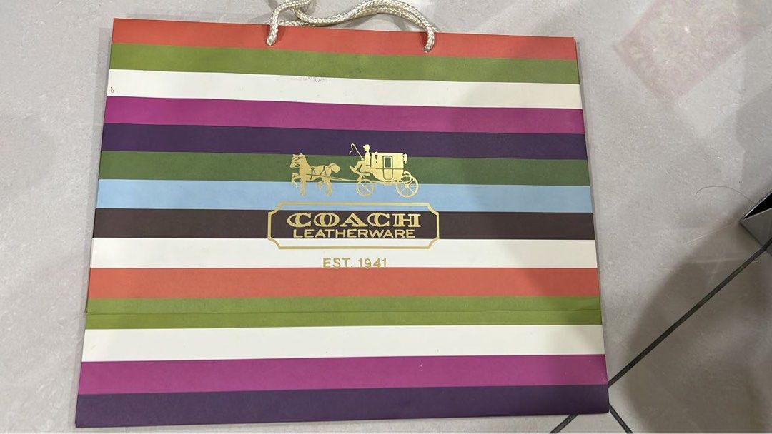 Coach paper bag, Women's Fashion, Bags & Wallets, Tote Bags on Carousell