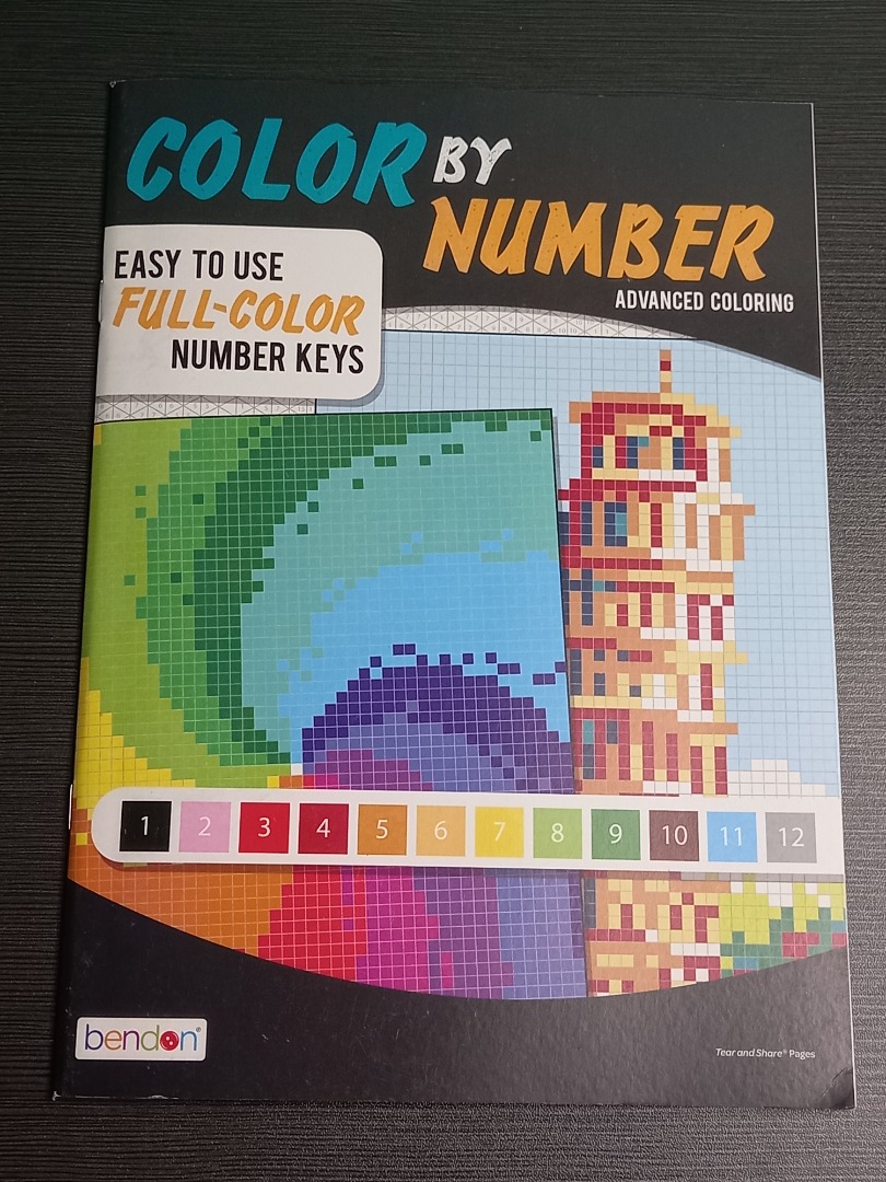 Color by Number Advanced Coloring Book, Hobbies & Toys, Books ...