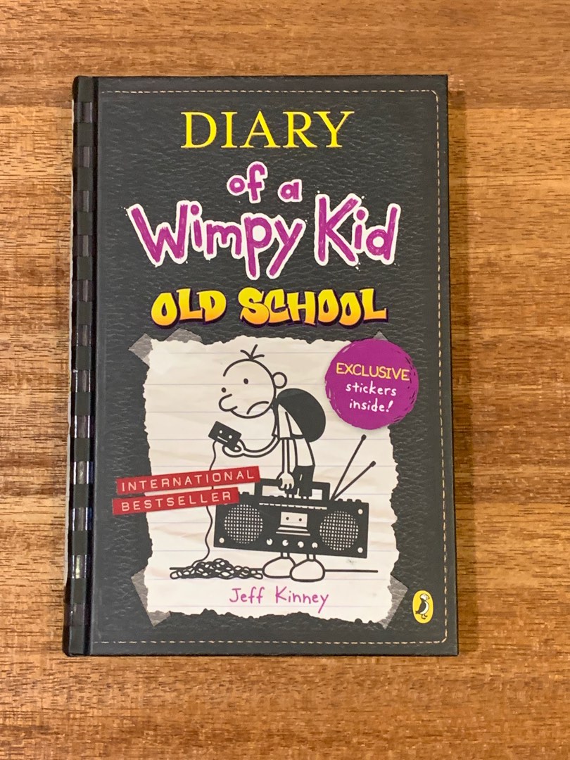 DIARY Wimpy Kid OLD SCHOOL book by Jeff Kinney ( Hard cover), Hobbies ...