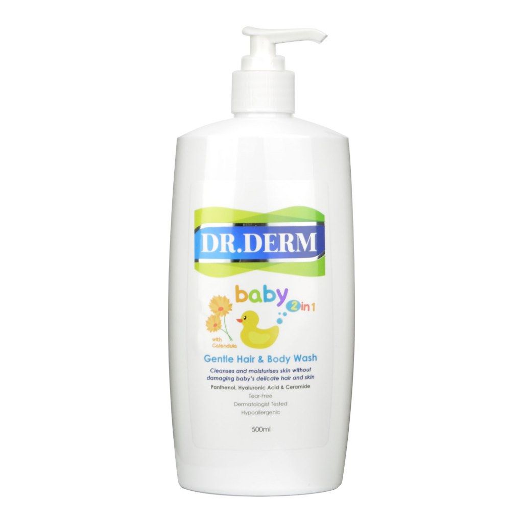 Dr. Derm baby 2in1 hair and body wash, Babies & Kids, Bathing ...