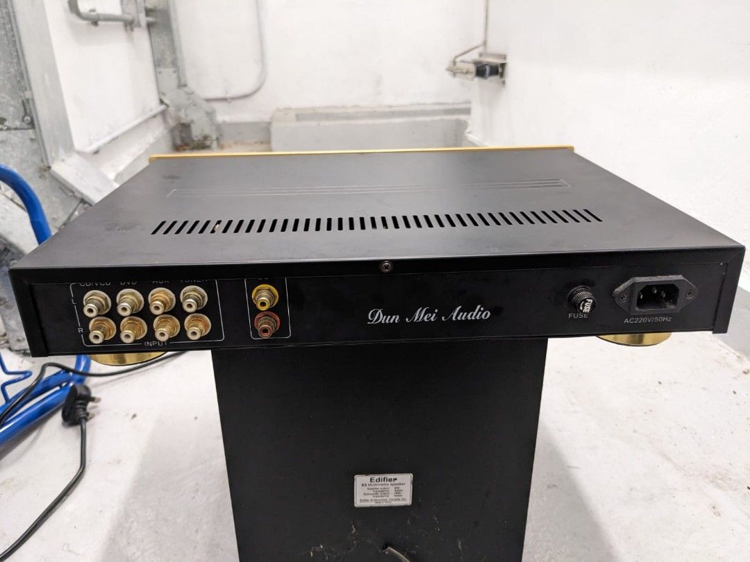 dun.mei Audio AV-38 前置放大器, 音響器材, Soundbar、揚聲器、藍牙喇叭、耳擴 - Carousell