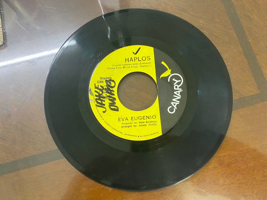 EVA EUGENIO - HAPLOS - OPM RARE ORIGINAL Philippines MUSIC VINYL PLAKA ...