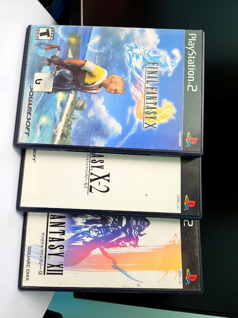 Final Fantasy PS2, Hobbies & Toys, Music & Media, CDs & DVDs on Carousell