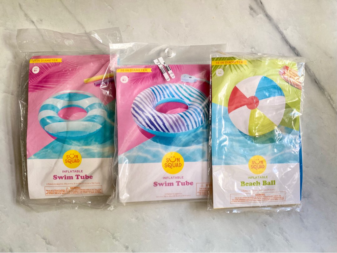 Floaters & Inflatable Beach Ball, Hobbies & Toys, Toys & Games on Carousell