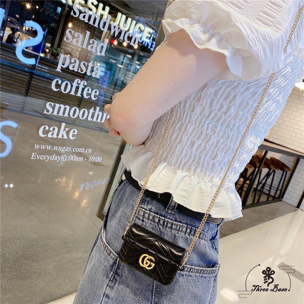 Gucci AirPods casing with chain, Luxury, Accessories on Carousell