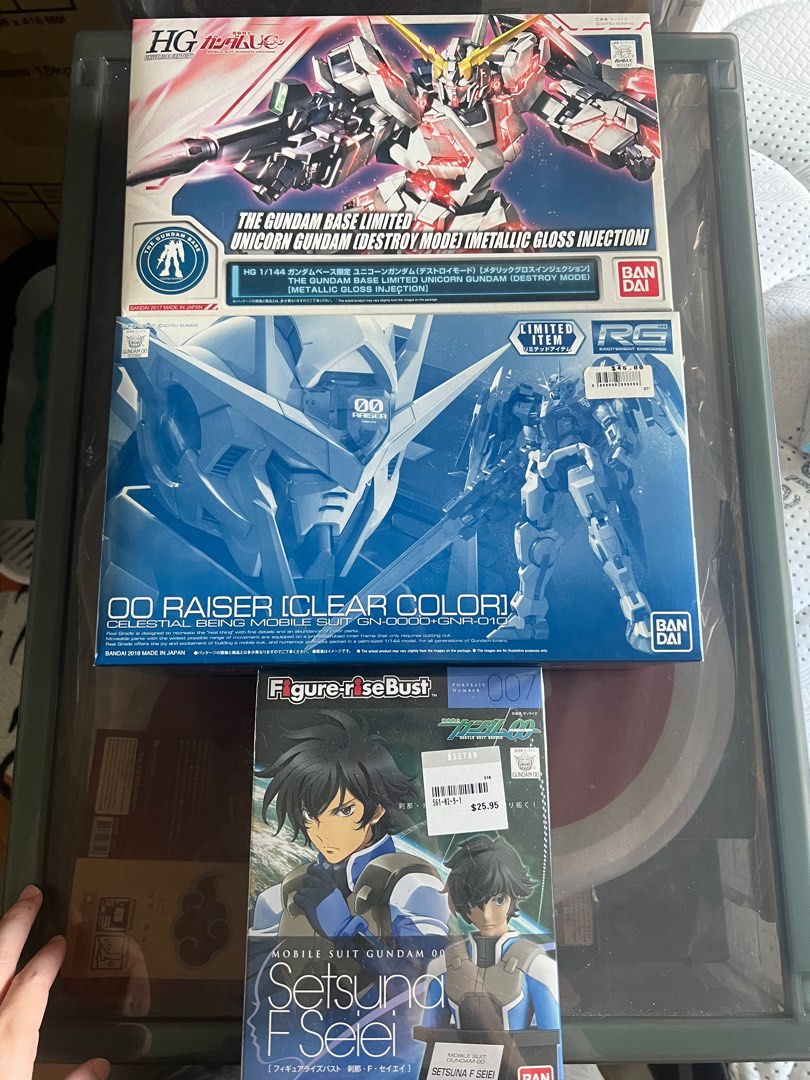 Gundam gunpla figures, Hobbies & Toys, Toys & Games on Carousell
