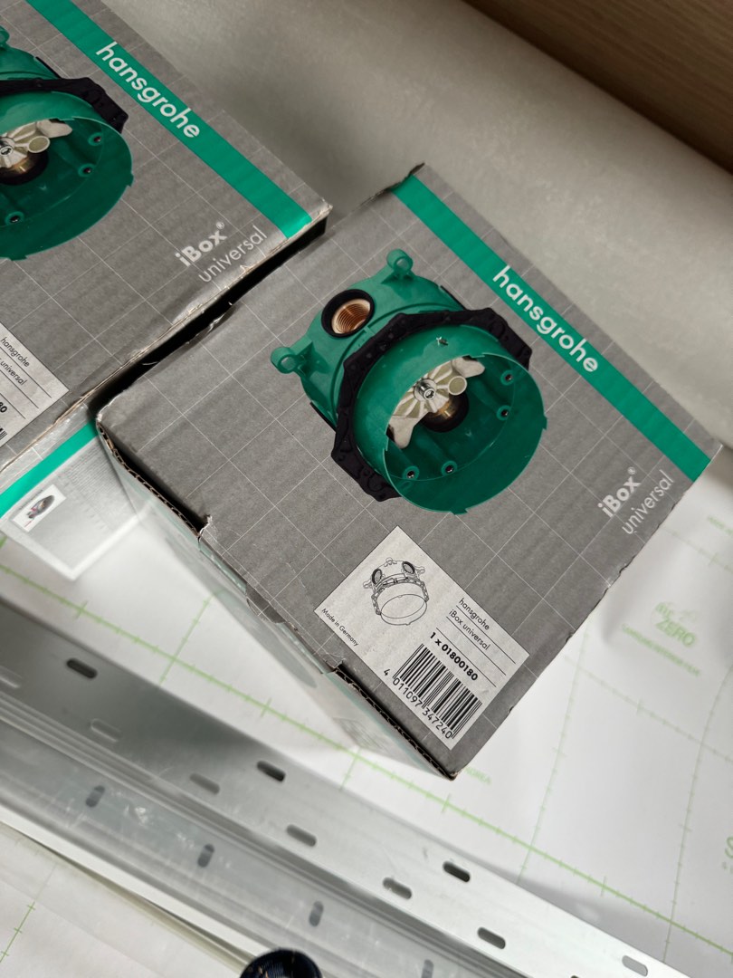 Hansgrohe 01800180 Basic set iBox universal 藏牆制芯, 傢俬＆家居, 浴室、廚房用品配件 ...