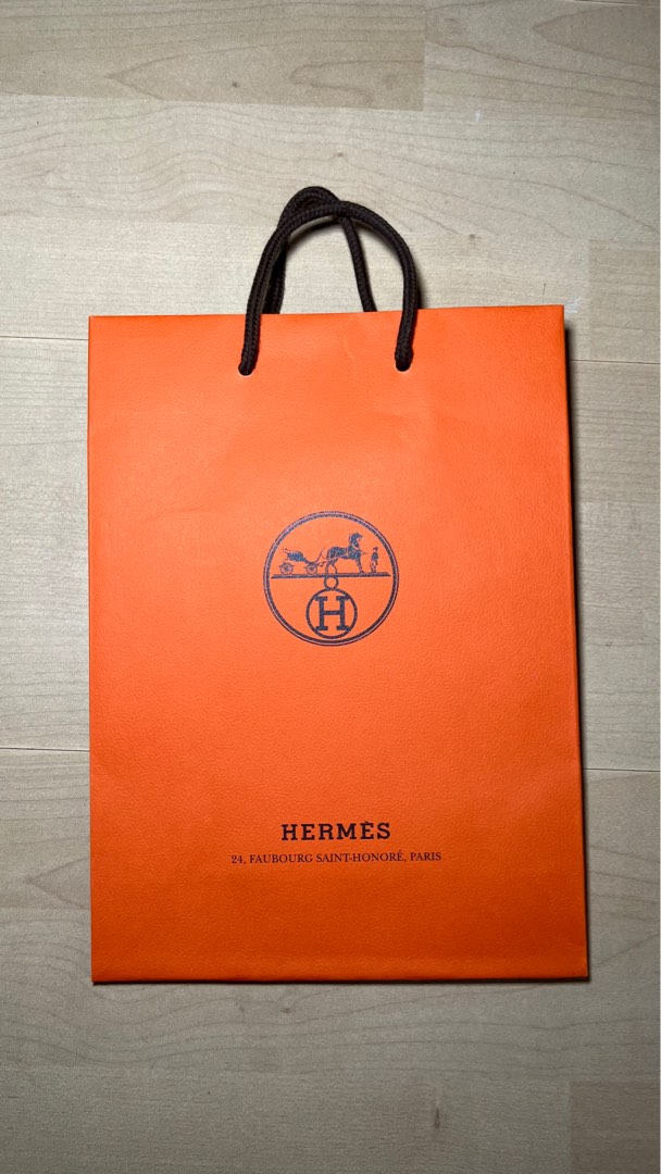 Hermes Paper Bag Authentic, Luxury, Accessories on Carousell