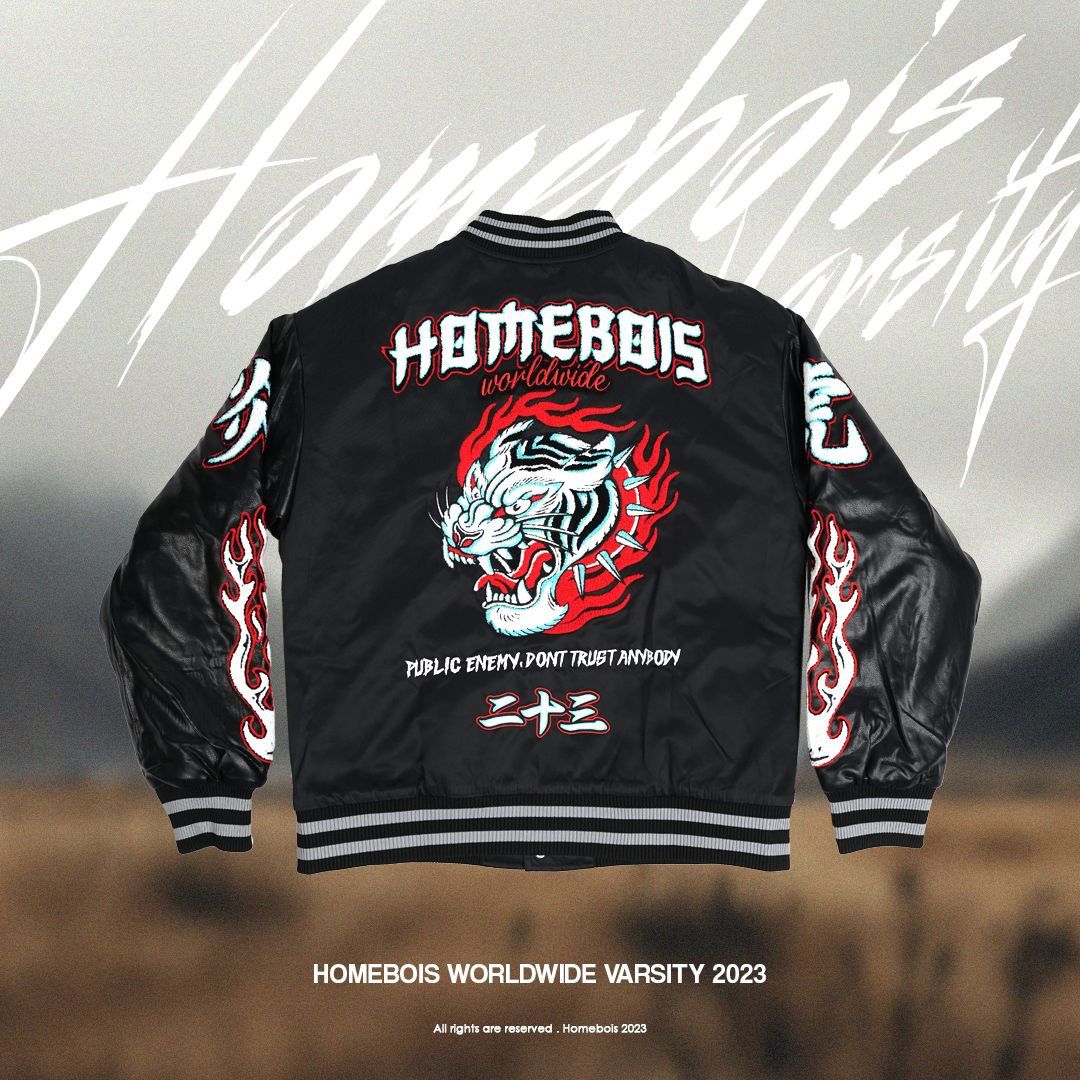 Homebois Varsity, Men's Fashion, Coats, Jackets and Outerwear on Carousell