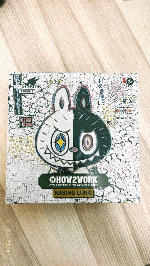 How2work zimomo labubu Trading card Series 2 龍家昇 kasinglung on Carousell