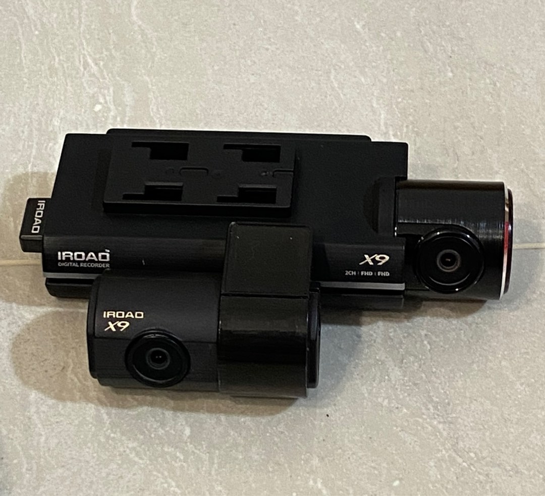 iRoad x9 Front, Back Camera wBatt Pack (still in car) enable 24hrs recording , Car Accessories ...