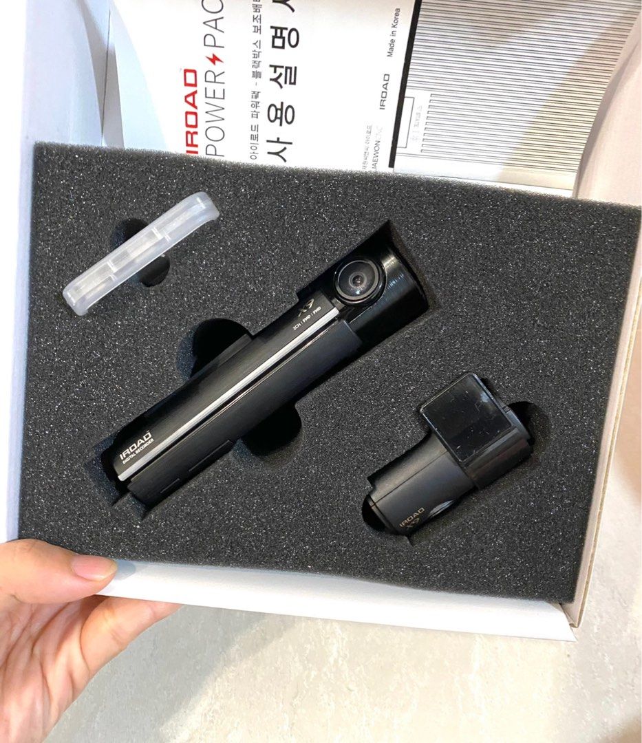 iRoad x9 Front, Back Camera wBatt Pack (still in car) enable 24hrs recording , Car Accessories ...