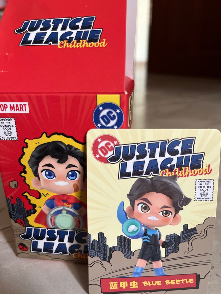 Justice League Childhood Popmart, Hobbies & Toys, Toys & Games on Carousell
