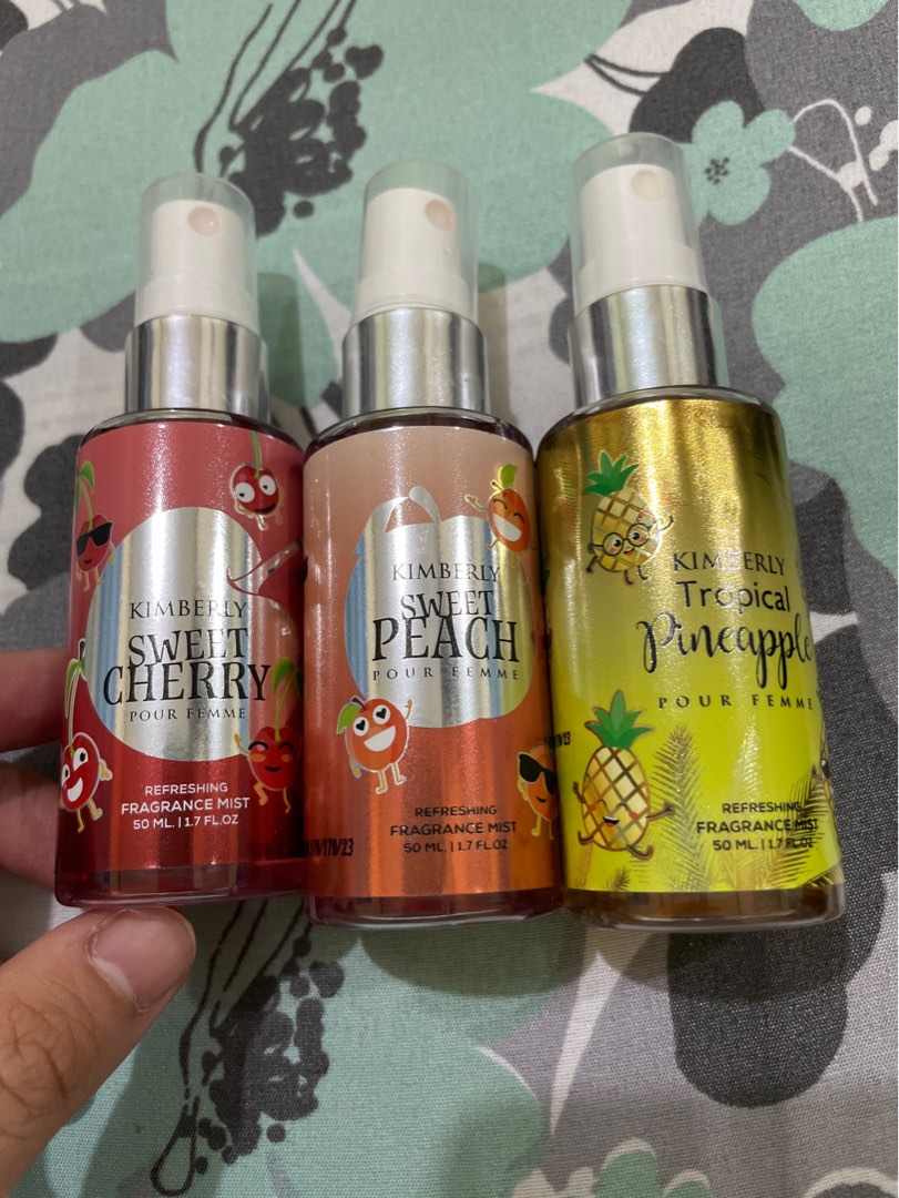 Kimberly’s Fruit Fusion Refreshing Fragrance Mist Collection 3-Piece ...