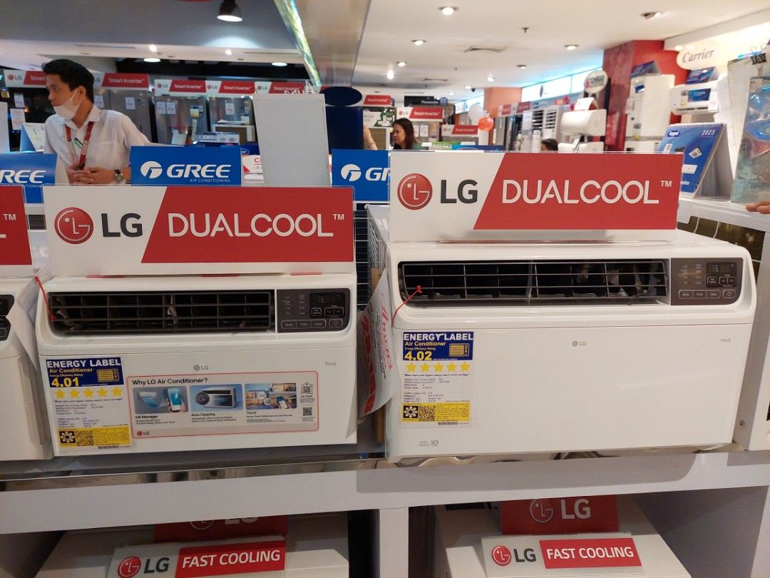 LG AIRCON WINDOW TYPE DUAL INVERTER 2024 MODEL, TV & Home Appliances ...