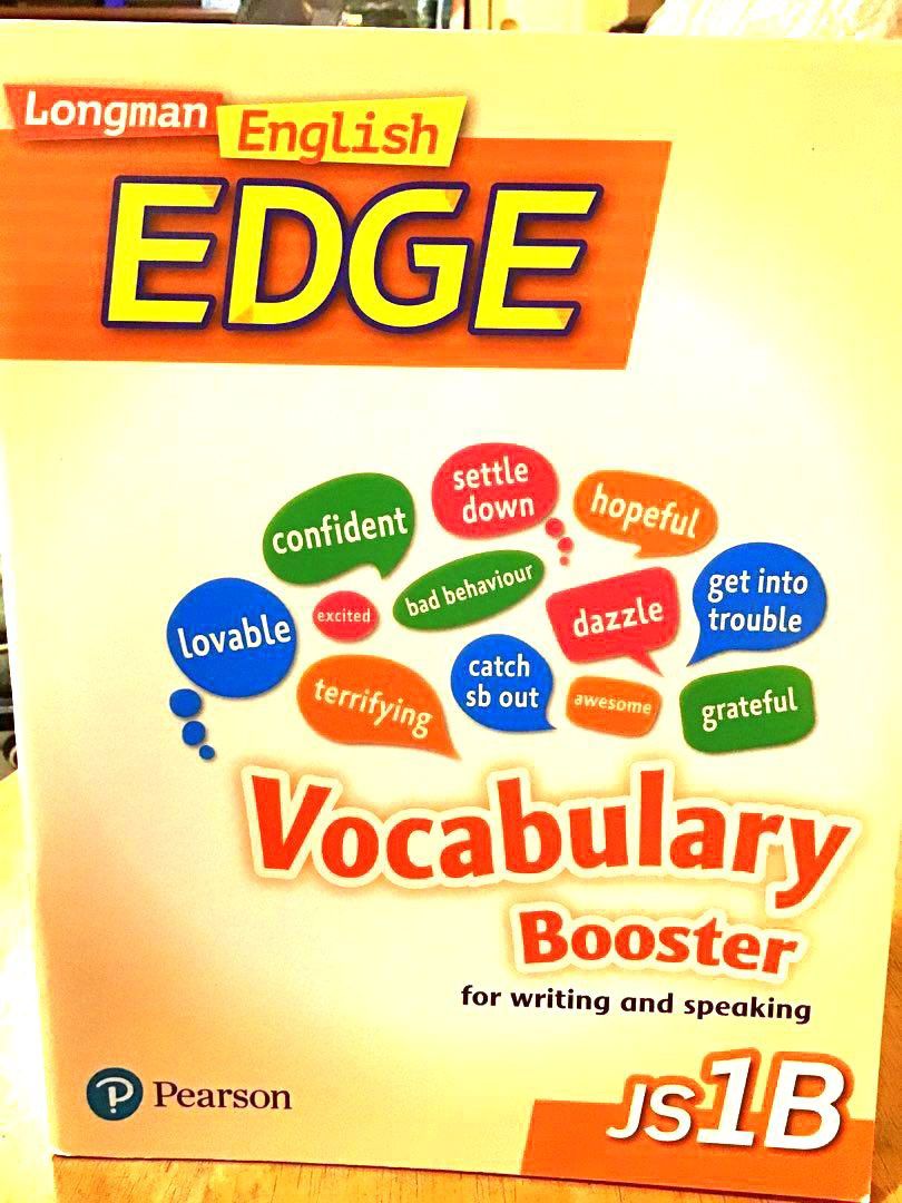 Longman English Edge vocabulary booster for writing and speaking JS1A ...