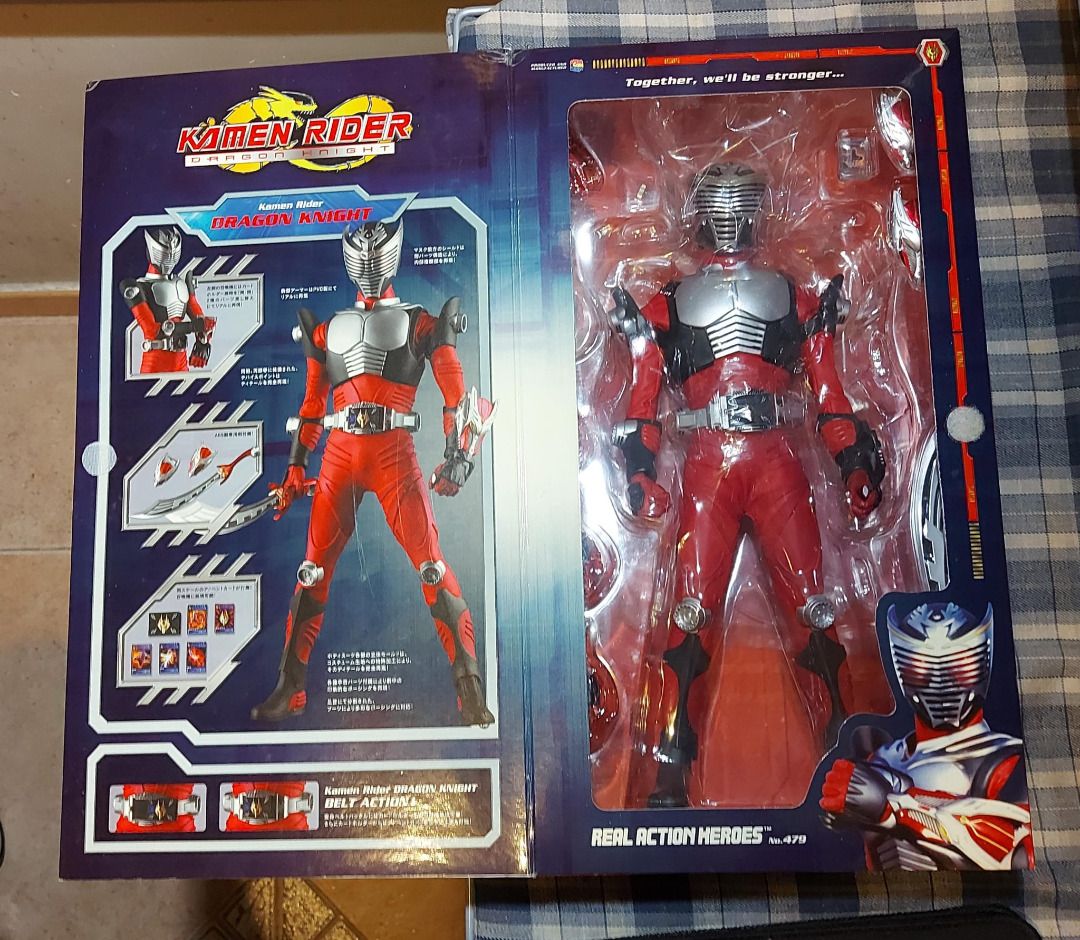 Medicom Project BM 12" 1/6 Kamen Rider Dragon Knight 幪面超人 龍騎, 興趣及遊戲, 玩具 ...