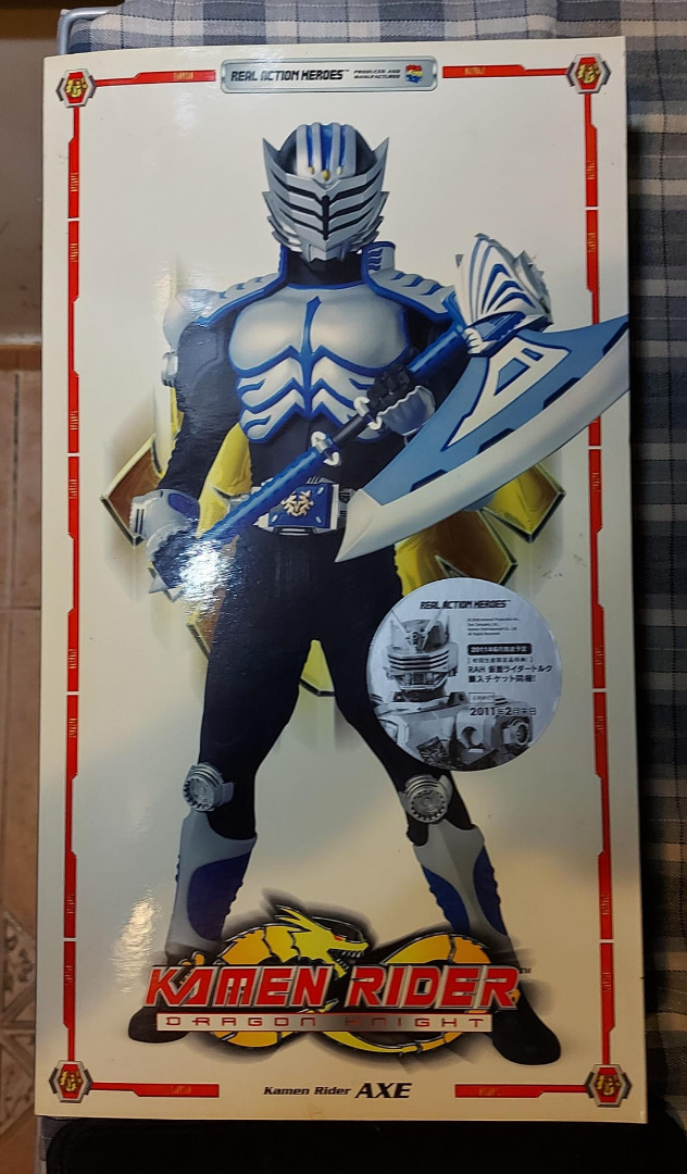 Medicom Project BM 12" 1/6 Kamen Rider Dragon Knight AXE 幪面超人 白虎, 興趣及遊戲, 玩具 & 遊戲類 - Carousell