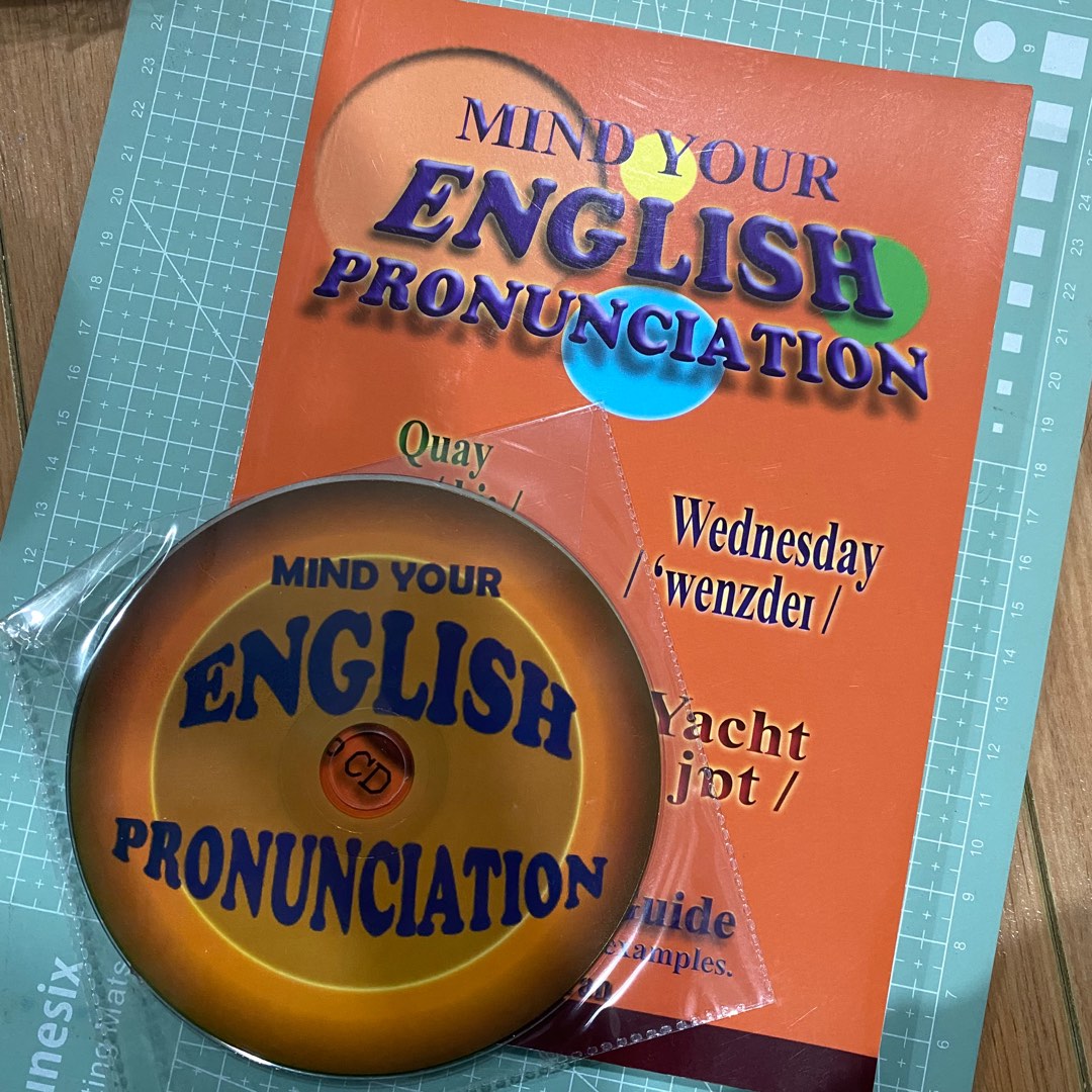 MIND YOUR ENGLISH PRONUNCIATION BOOK WITH CD, Hobbies & Toys, Books ...