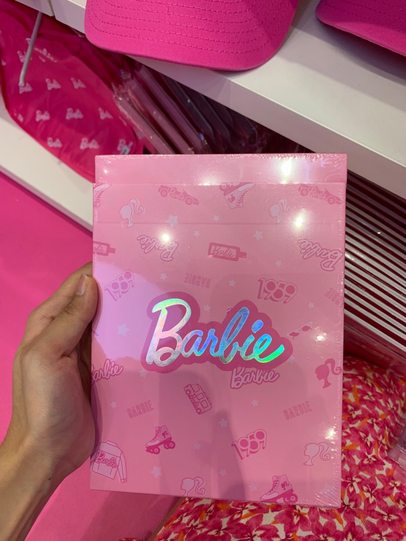 Miniso Barbie Pink Foldable Mirror, Furniture & Home Living, Home Decor ...