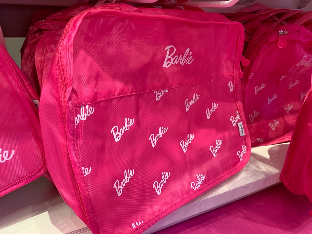 Miniso Barbie Pink Travelling Bag (3 bags), Women's Fashion, Bags ...