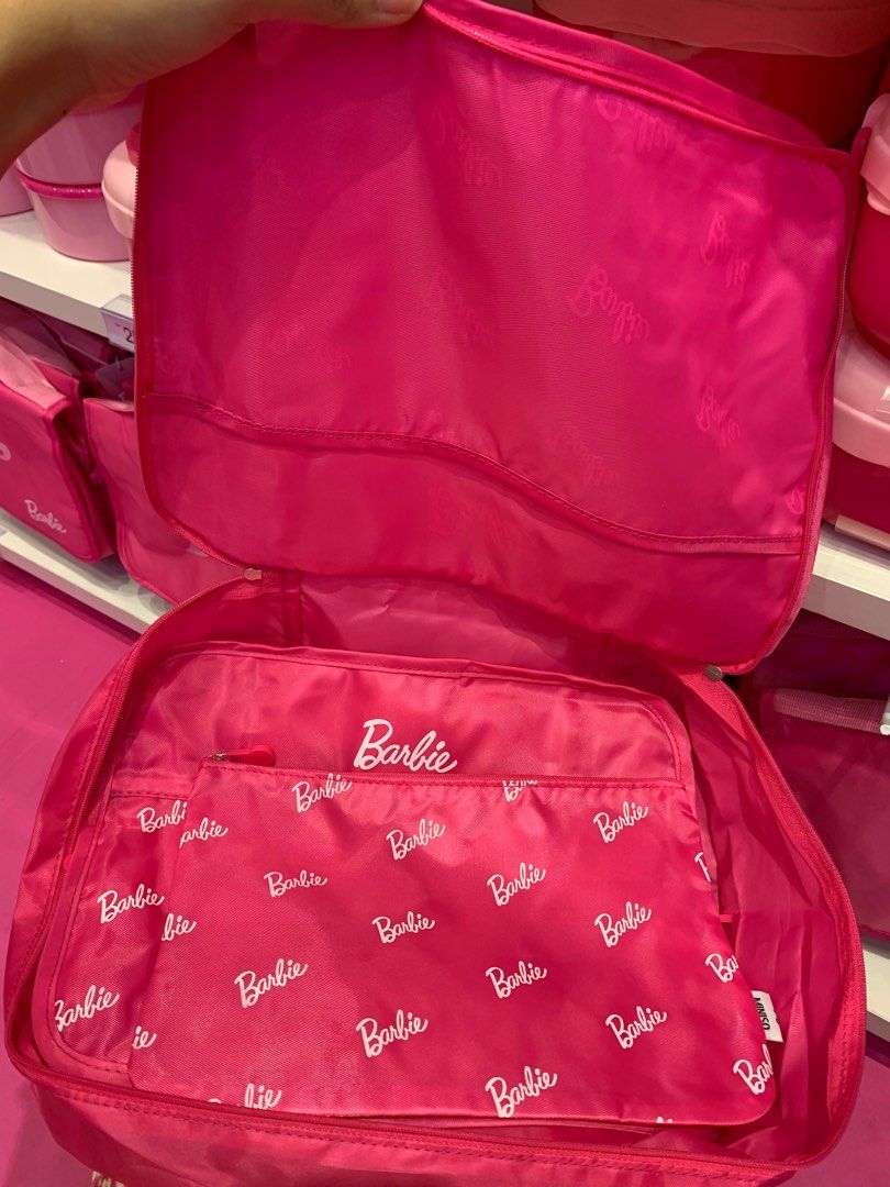 Miniso Barbie Pink Travelling Bag (3 bags), Women's Fashion, Bags ...