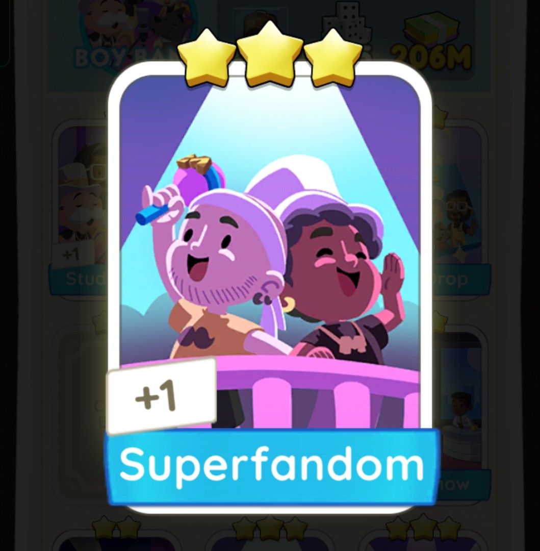 Monopoly GO Superfandom, Video Gaming, Gaming Accessories, In-Game Products on Carousell