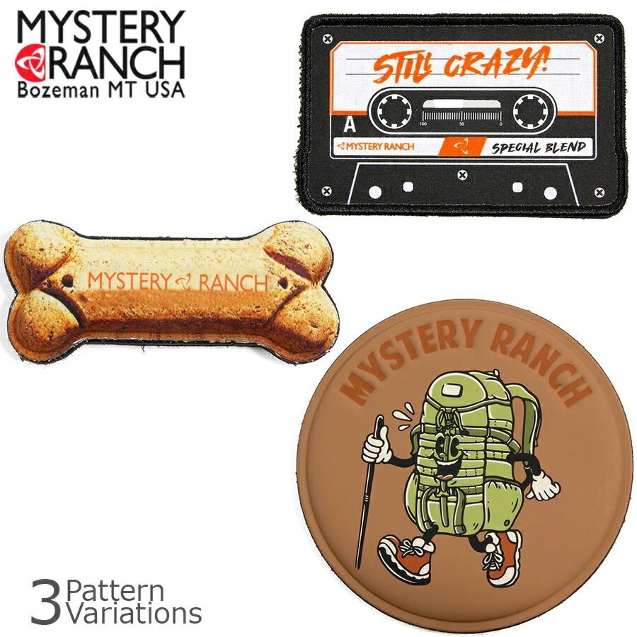 Mystery Ranch 2024 Patches - A-side Special Blend/Let's Go Hike/Mystery ...