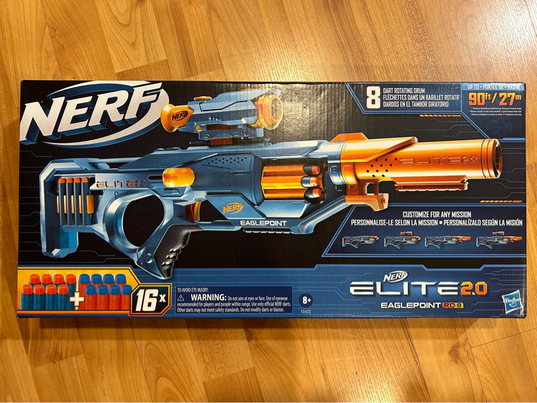 NERF Elite 2.0 Eaglepoint RD-8, Hobbies & Toys, Toys & Games on Carousell