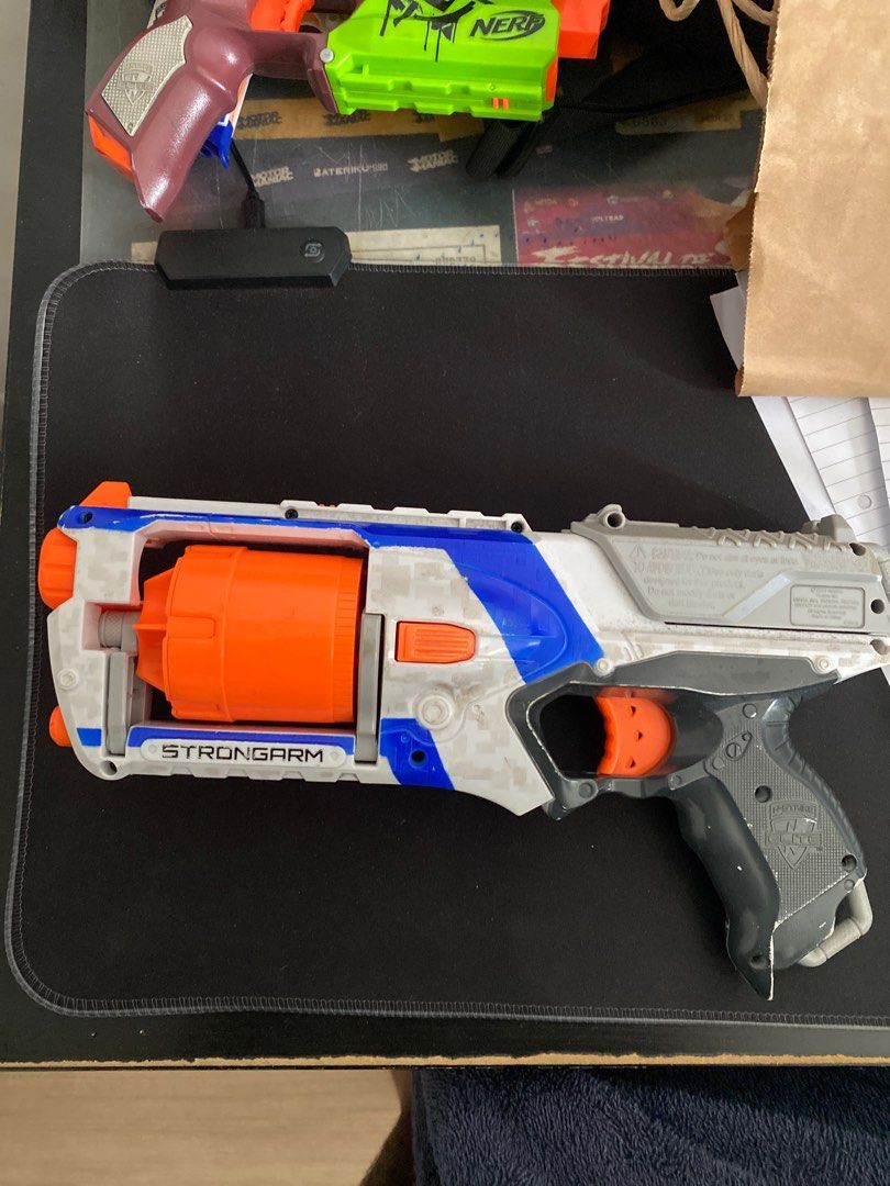 Nerf Gun Strongarm, Hobbies & Toys, Toys & Games on Carousell