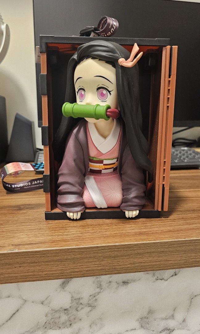 Nezuko popcorn case USJ, Hobbies & Toys, Toys & Games on Carousell