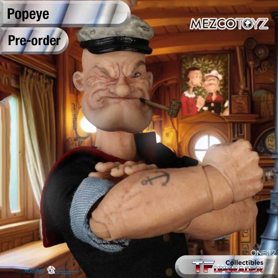 [Nov 2024] Mezco Toyz Popeye One:12 Collective Popeye, Hobbies & Toys, Toys & Games on Carousell