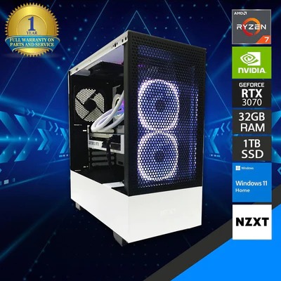 OPTIMA FLOW GAMING PC | RYZEN 7 5800X | RTX 3070 | 32 GB RAM | 1 TB SSD ...