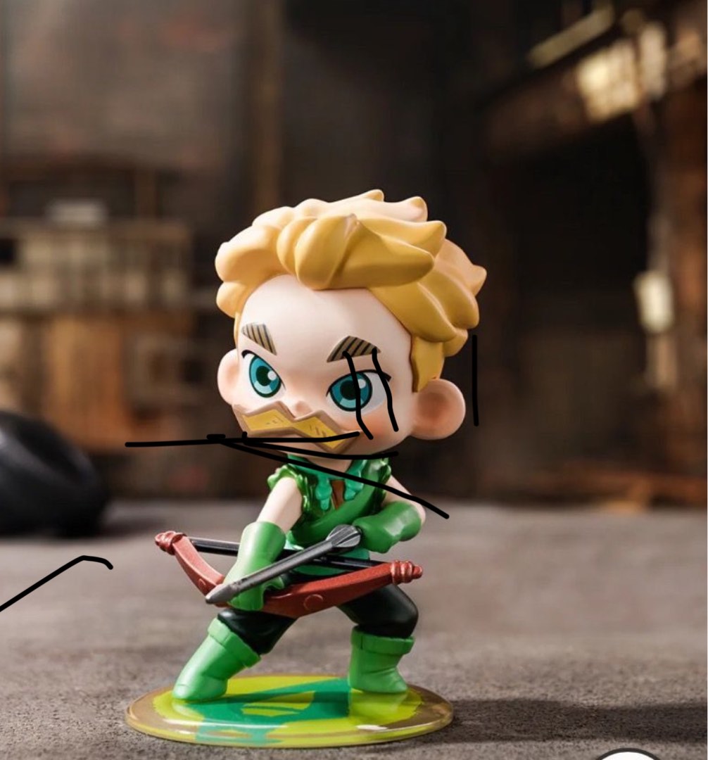 Popmart Justice League Childhood Green Arrow, Toys & Collectibles ...
