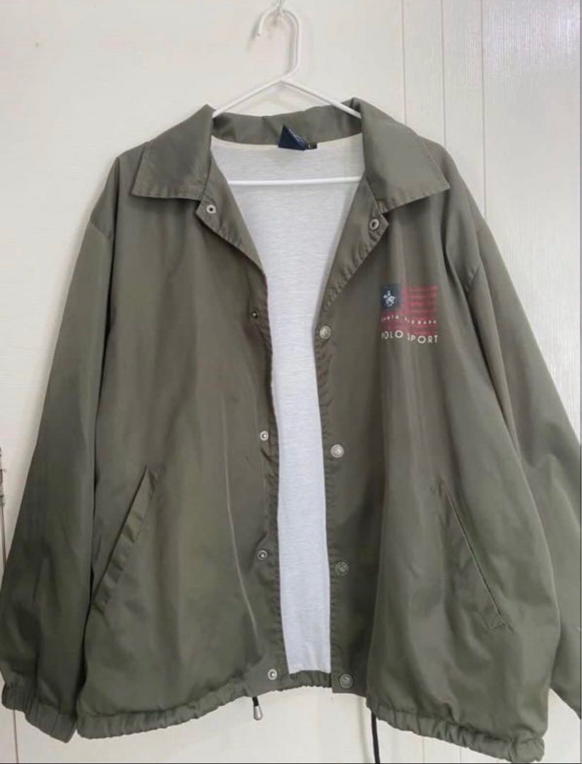Santa Barbara Polo Sport Jacket Green, Men's Fashion, Tops & Sets ...