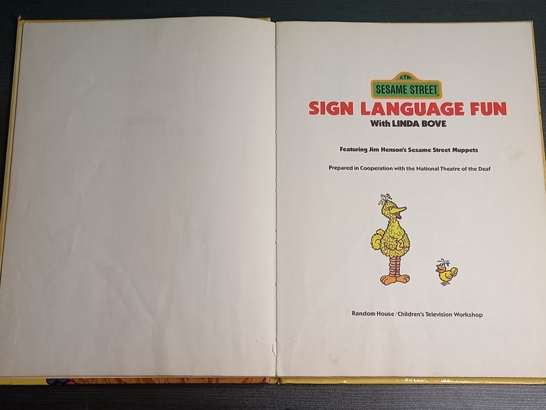 Sesame Street Sign Language Fun with Linda Bove, Hobbies & Toys, Books ...