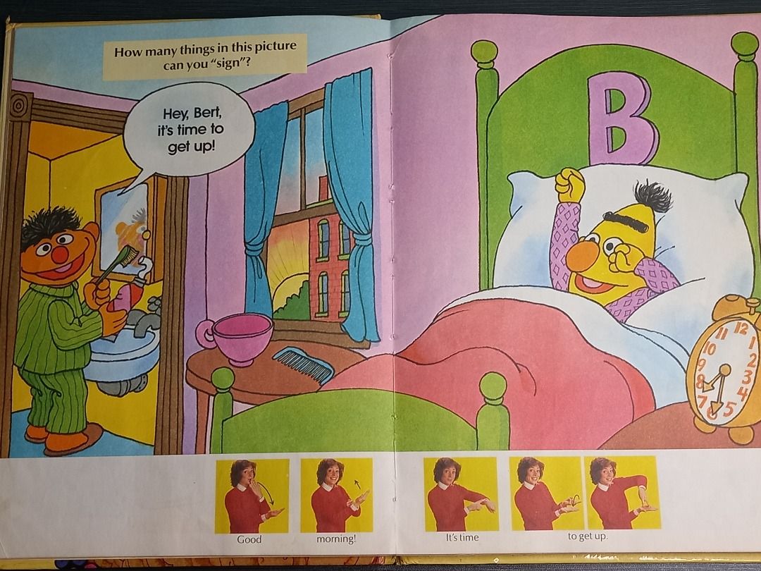 Sesame Street Sign Language Fun with Linda Bove, Hobbies & Toys, Books ...