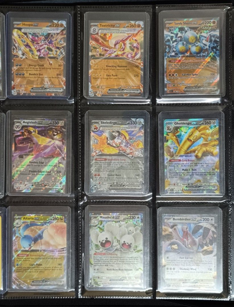 Completed Paradox Rift Double Rare ex cards set Pokemon tcg tntx4 NO ...