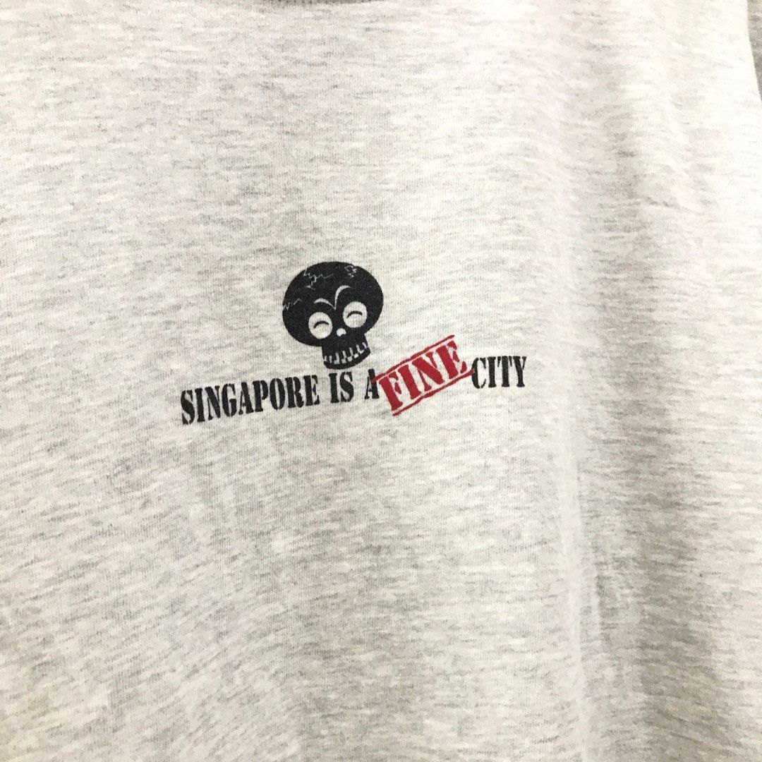Singapore is a FINE city, Men's Fashion, Tops & Sets, Tshirts & Polo ...